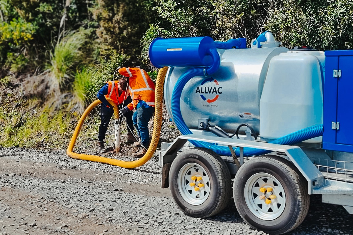Allvac® AV850 Hydro Excavator on Tandem Trailer | Waimea Group NZ Ltd