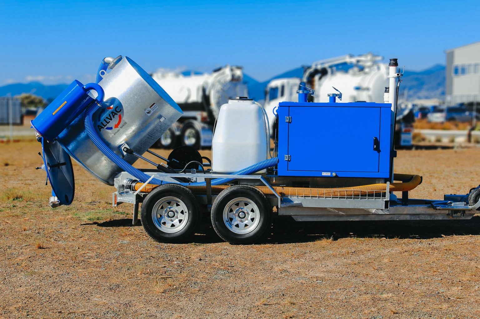 Allvac® AV850 Hydro Excavator on Tandem Trailer | Waimea Group NZ Ltd