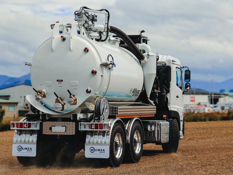 Allvac® AV7000H Hydro Excavator on Hino FS2632 | Waimea Group NZ Ltd